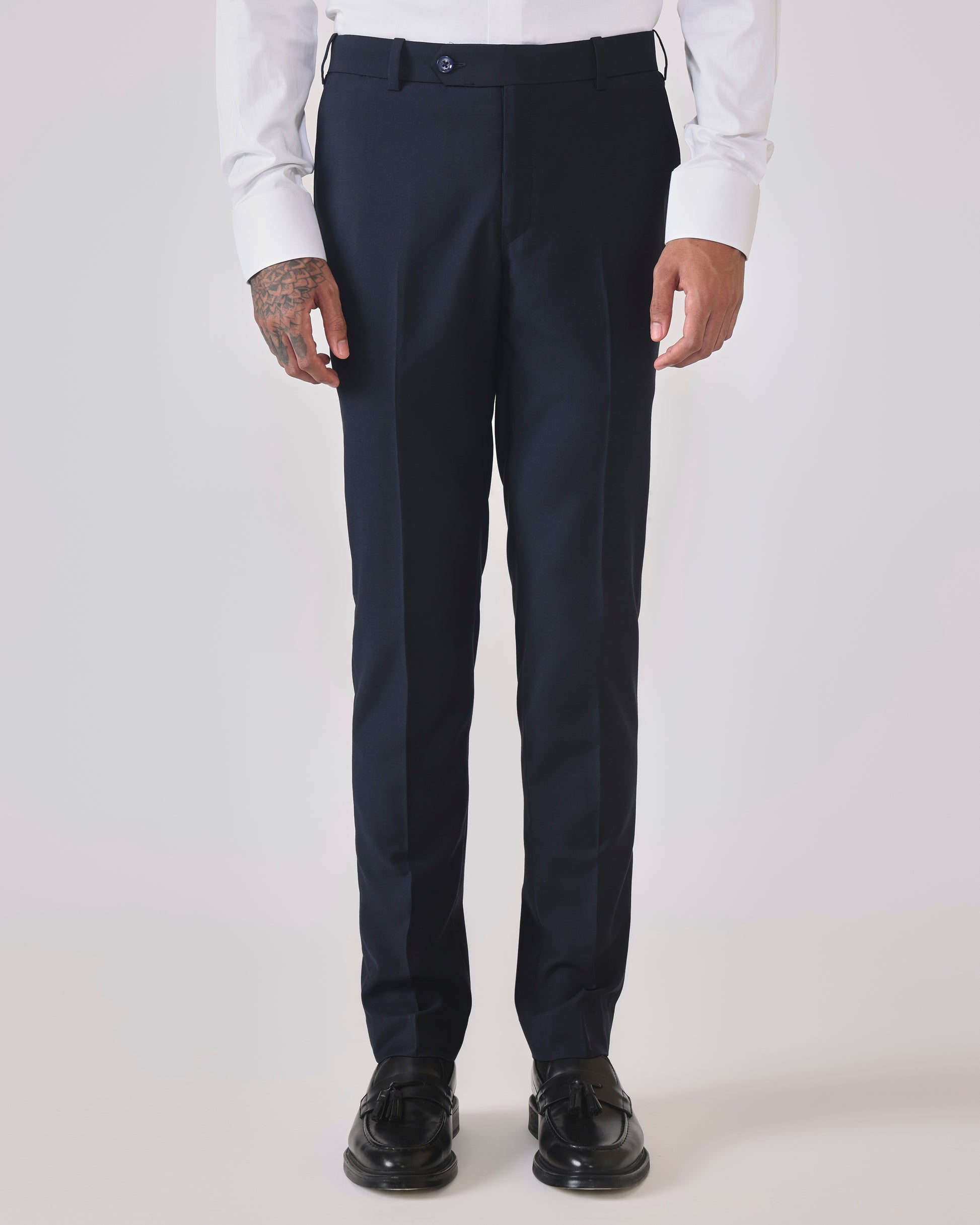 NAVY BLUE TAILORED FIT PANT